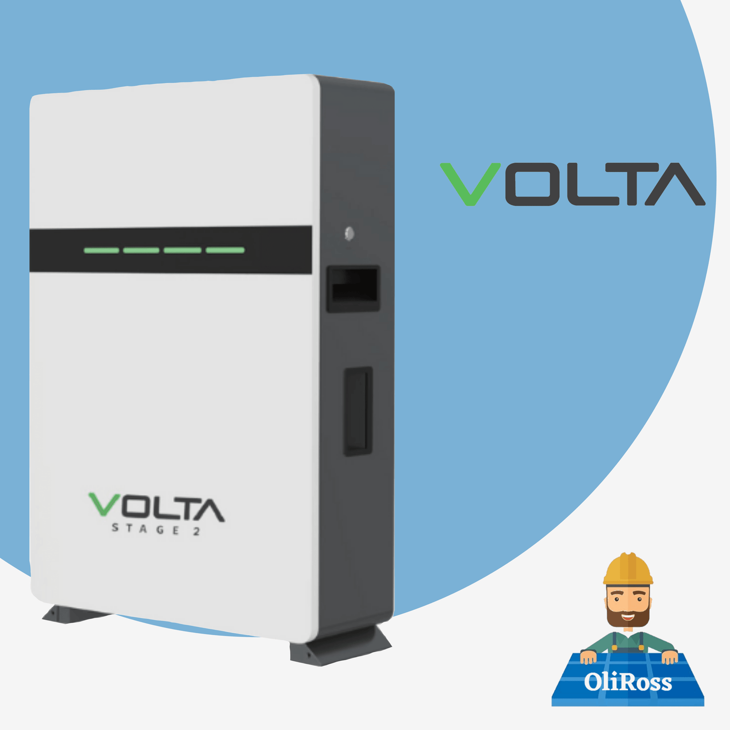 Volta Stage 3 10.2kW Lithium Ion Battery 48V 200Ah home energy system ...
