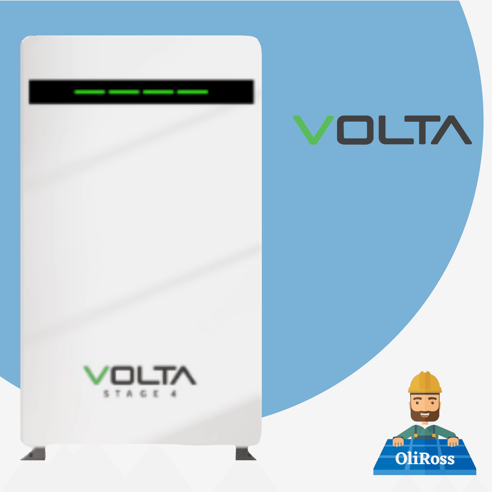 Volta 14.3kW Lithium Ion Battery 51.2V 280Ah - Stage 4 – Oliross Solar
