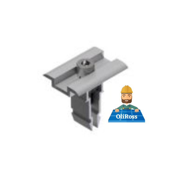 Mid Clamp Aluminium – Oliross Solar