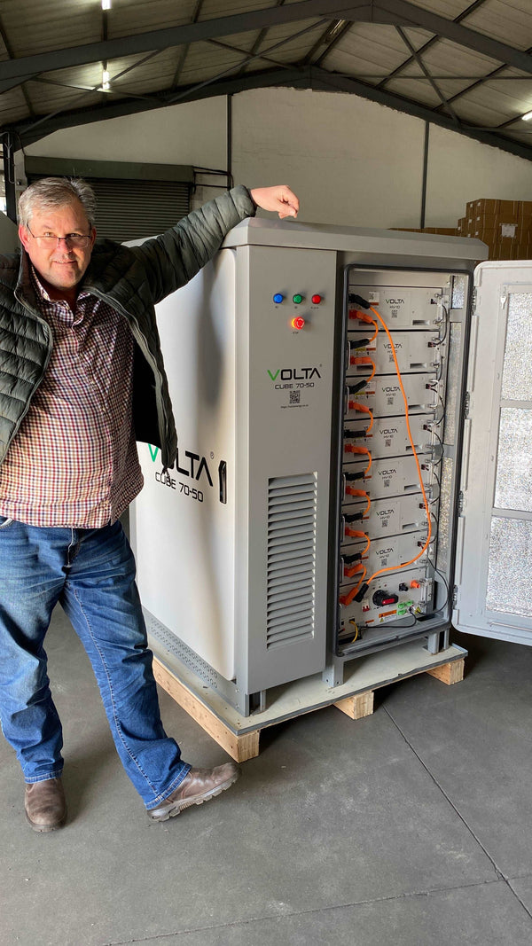 Volta CUBE 70-50 All-in-1 (71kWh Volta HV Battery - 50kW Deye Inverter
