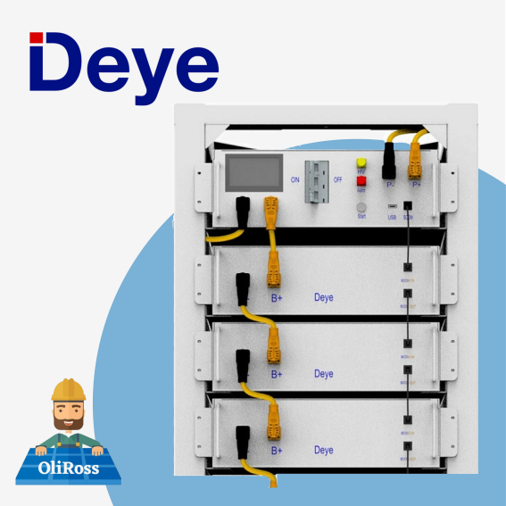 Deye HV 5.12kW BMU Control box – Oliross Solar