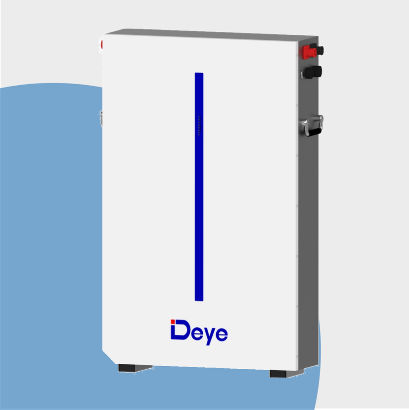 Deye 6.14kWh Lithium Ion Battery 90% DOD Wall Mount