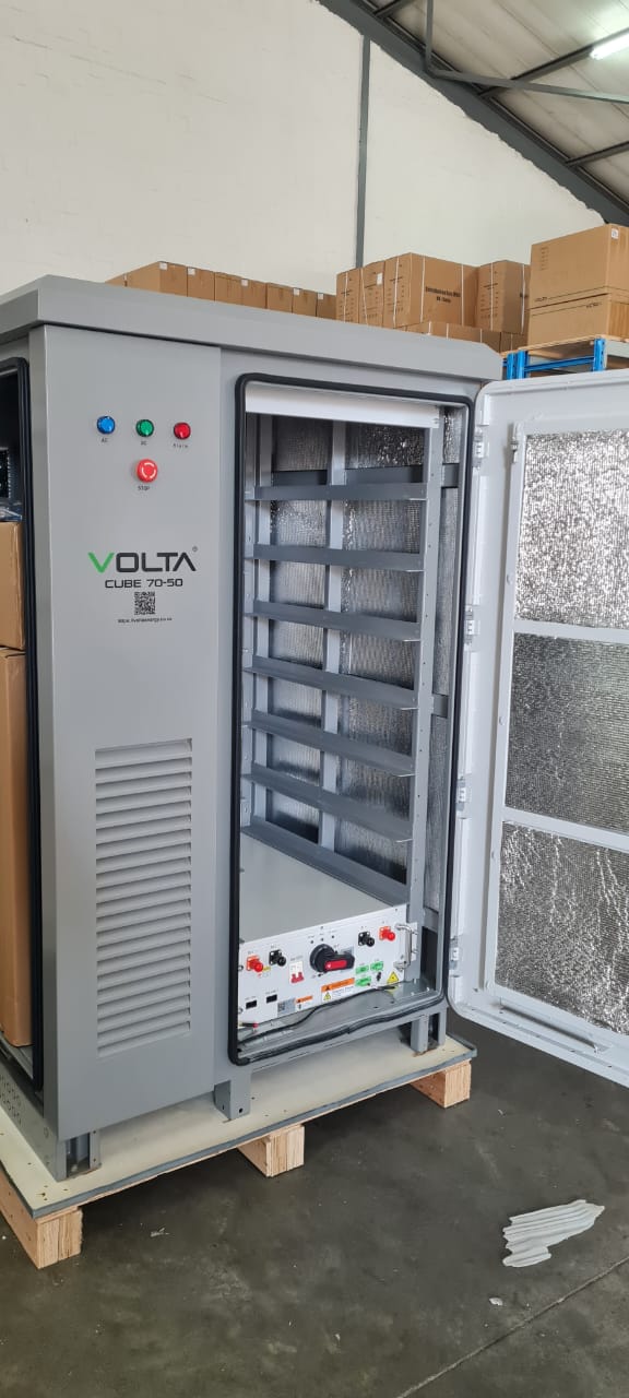 Volta CUBE 70-50 All-in-1 (71kWh Volta HV Battery - 50kW Deye Inverter